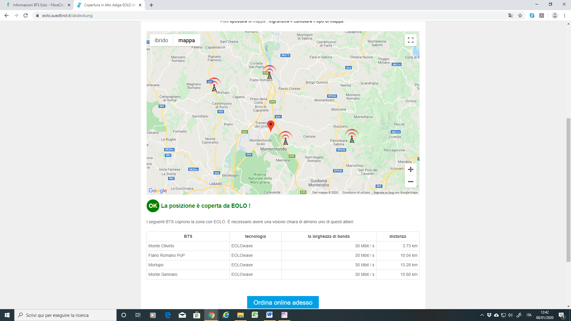 Informazioni BTS Eolo: Pagina 2 - FibraClick Forum