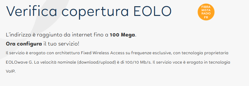 Informazioni BTS Eolo: Pagina 3 - FibraClick Forum