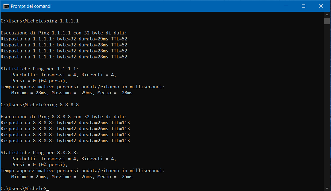 Ping elevato su 1.1.1.1 - FibraClick Forum