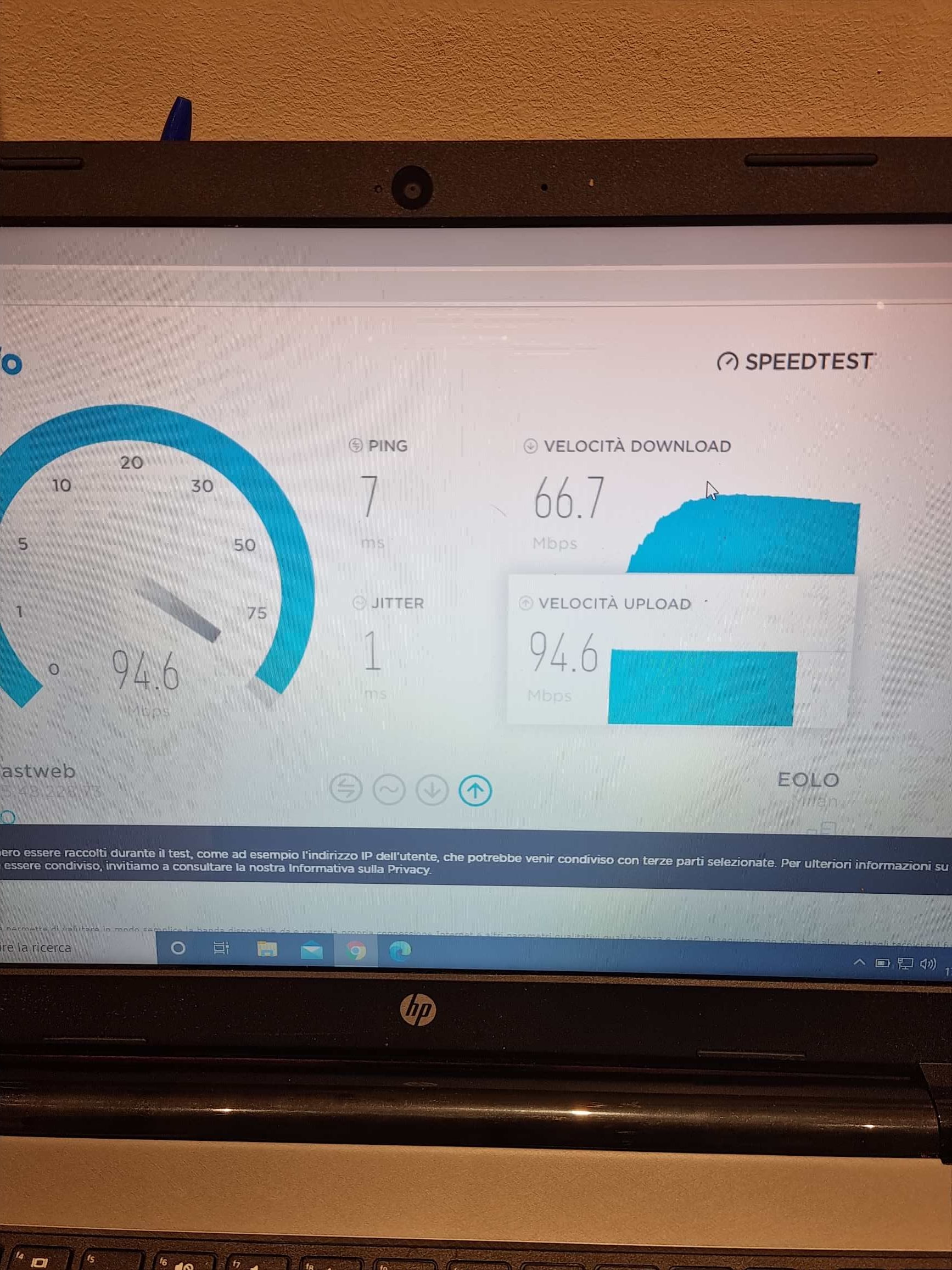 Passaggio a fibra fastweb - FibraClick Forum