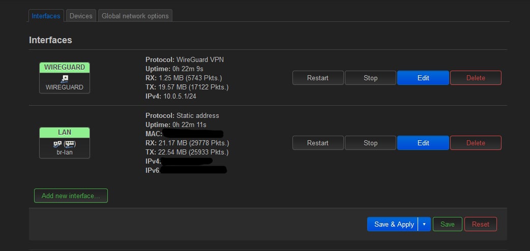 Wireguard VPN - OPENWRT SERVER - FibraClick Forum