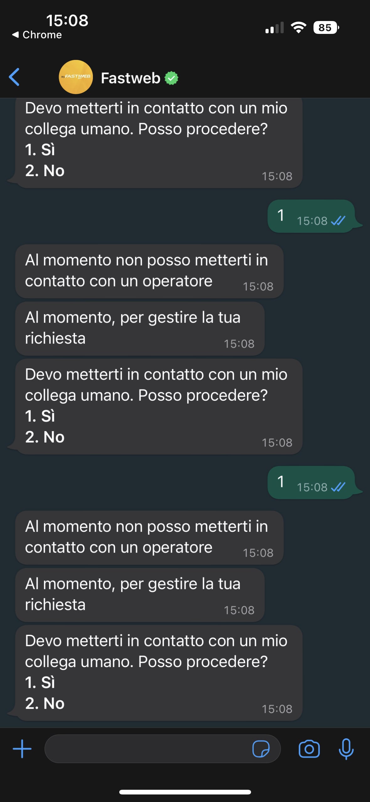 Problemi con assistenza Fastweb - FibraClick Forum