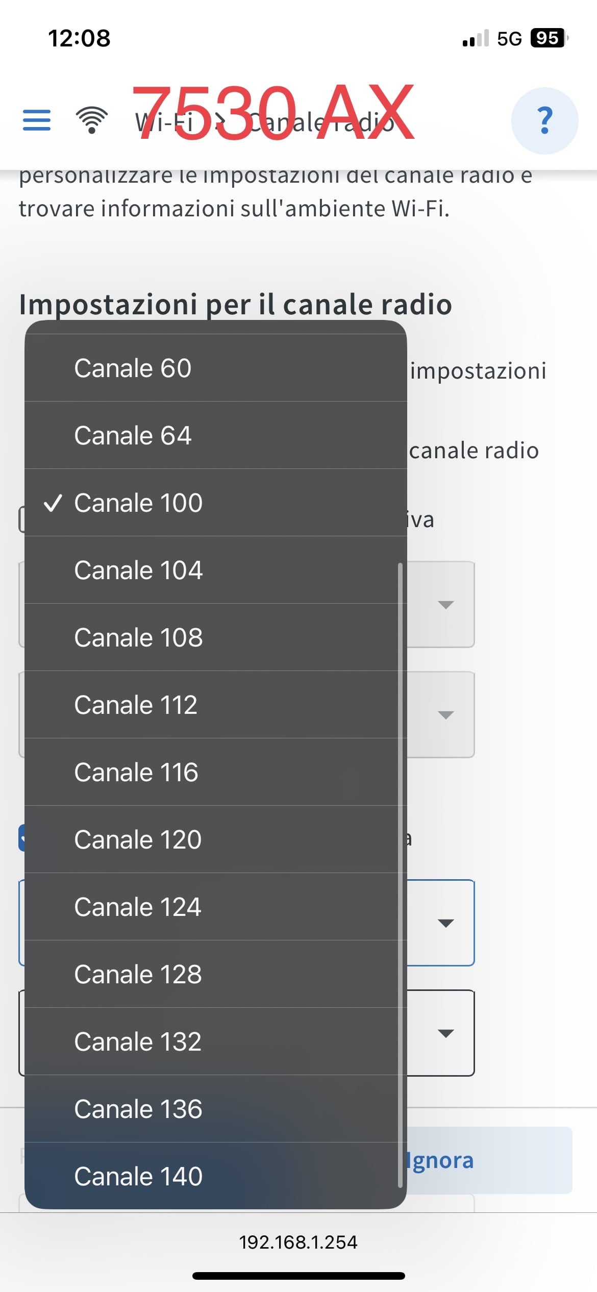 Fritz 5590 Fiber canali 5Ghz ridotti - FibraClick Forum