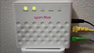 Ont Openfiber - Luce LAN lampeggiante - FibraClick Forum