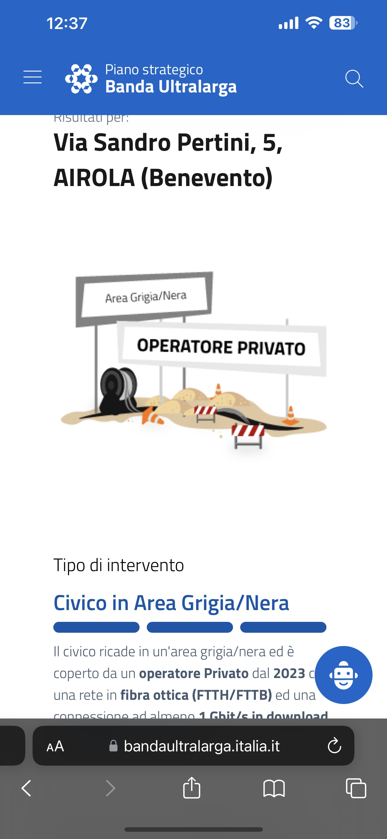 Lavori e scavi per FTTH: BUL o Fibercop? - FibraClick Forum