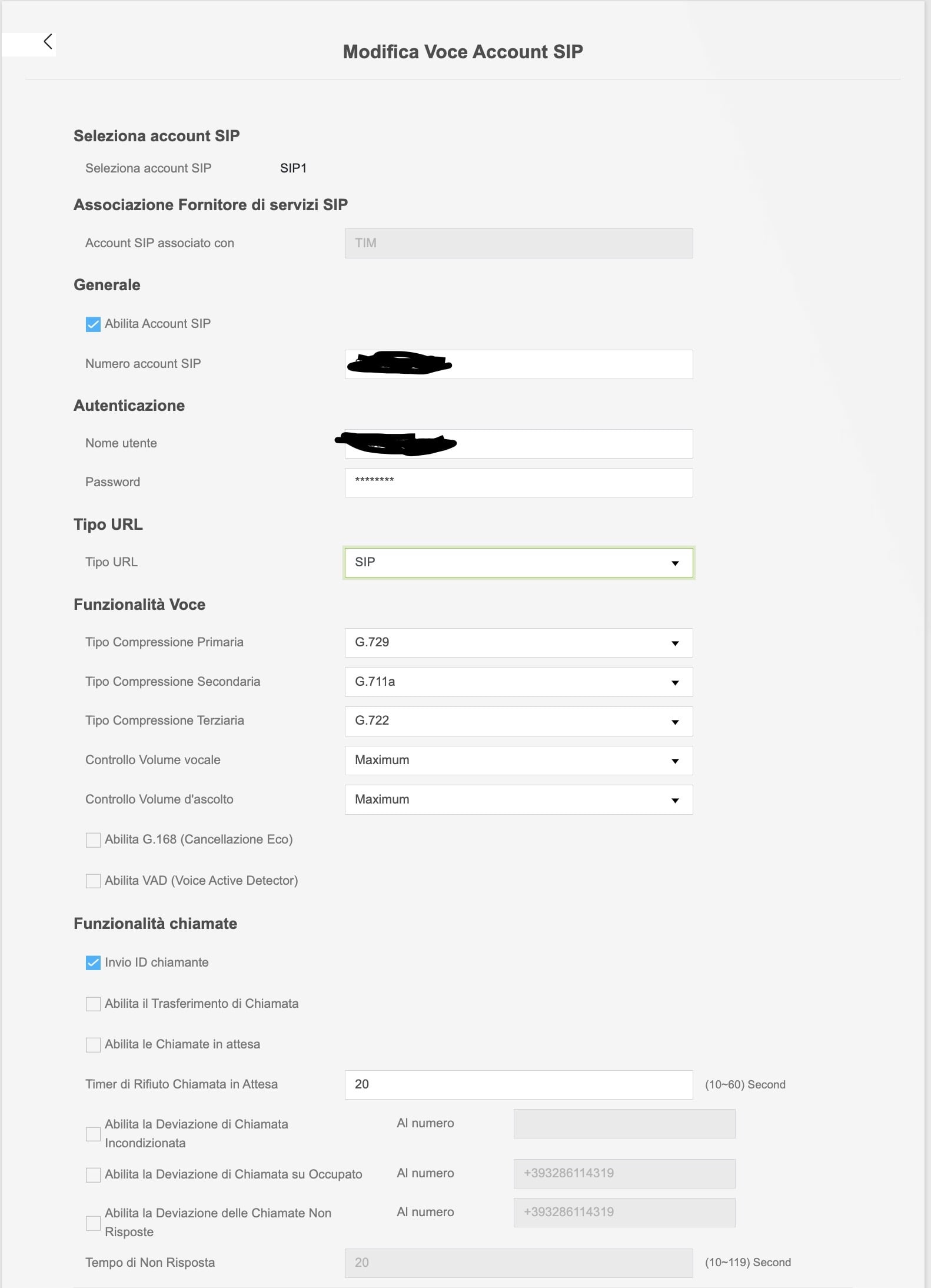 Parametri voip su Zyxel EX5401-B0 - FibraClick Forum