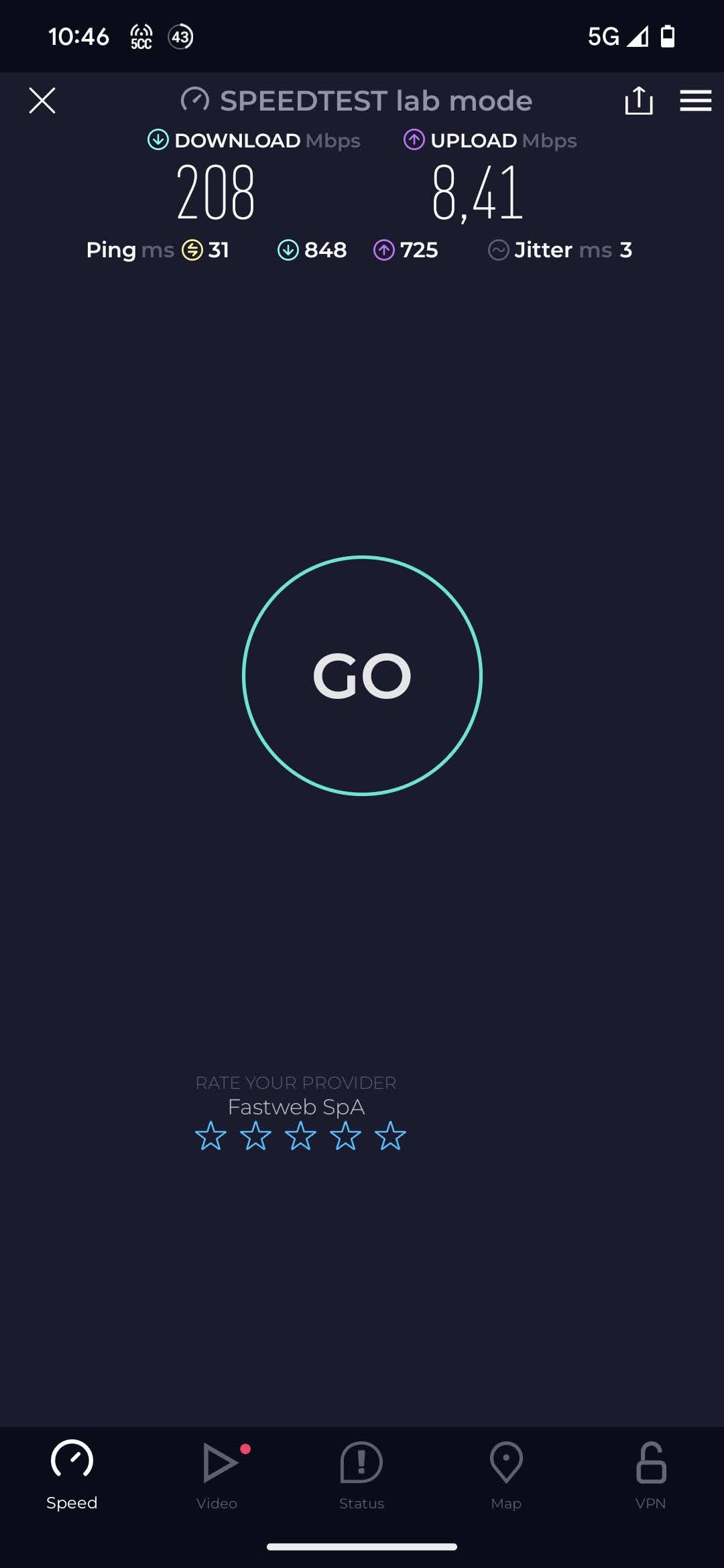 NetMonster segnala 5G Disconnesso - FibraClick Forum