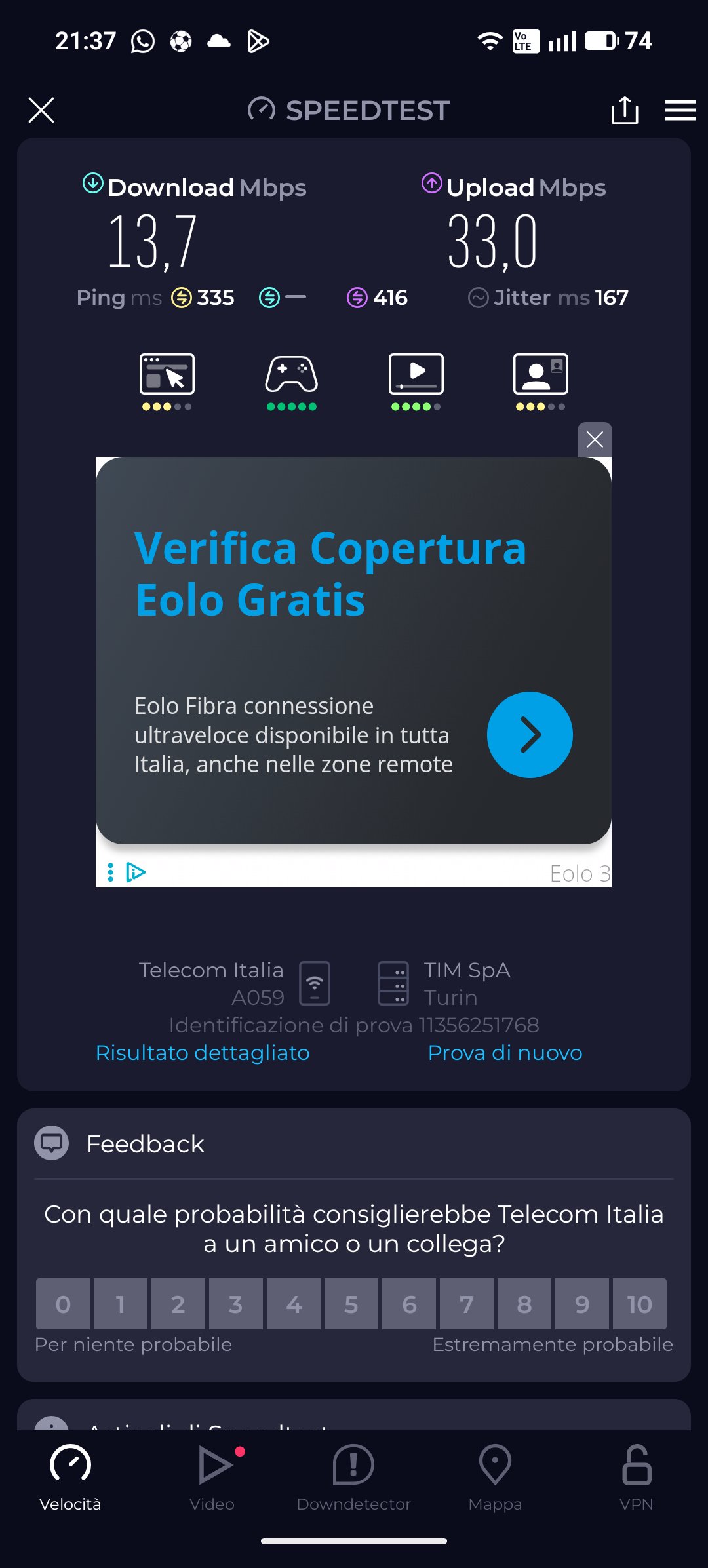 FWA 5G Tim in decadenza totale - FibraClick Forum