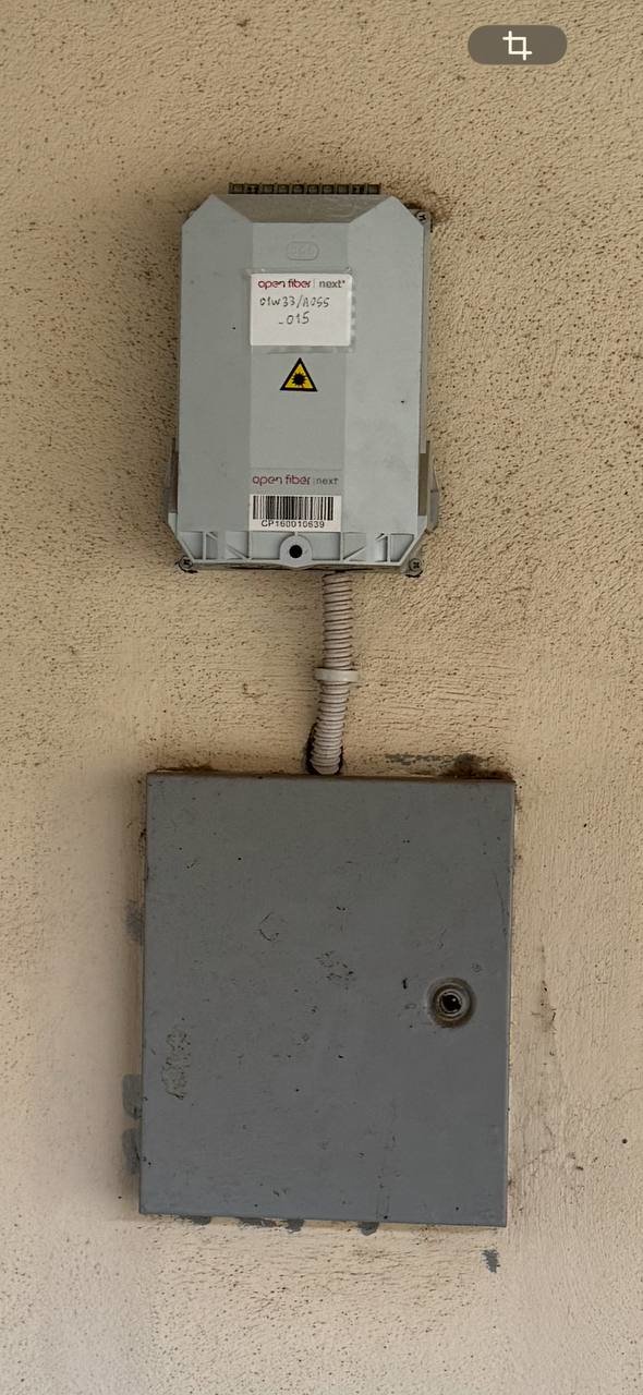 Cabina Open Fiber presente sotto casa ma non risulto connesso ...