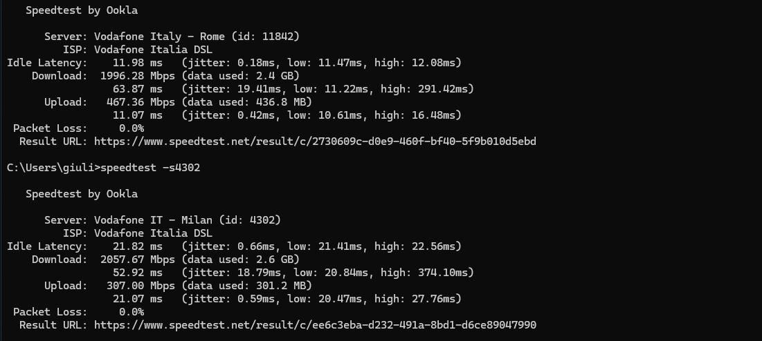 Upload basso router Vodafone Seven - FibraClick Forum