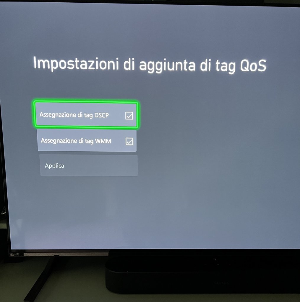 Impostazioni QoS Xbox Series X/S - FibraClick Forum