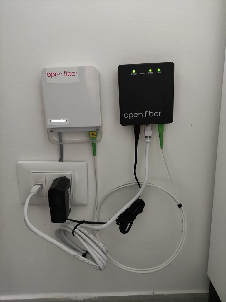 OpenFiber (Iliad) in casa - come renderla esteticamente accettabile? - FibraClick Forum