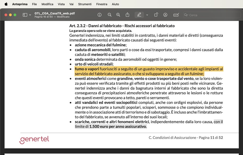 Guasto impianto gas, Genertel (Generali) rifiuta indennizzo, cosa fare ...