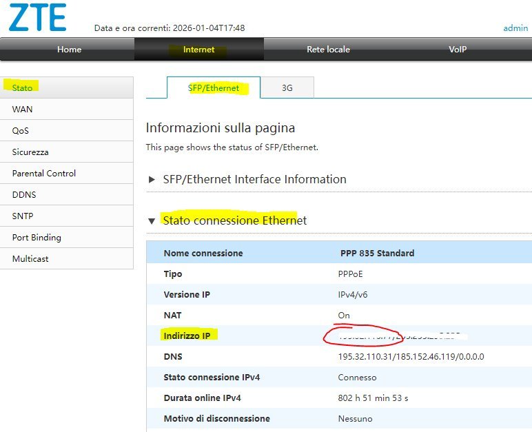 Router ZTE H6745 - info per EMule (Plenitude) - FibraClick Forum